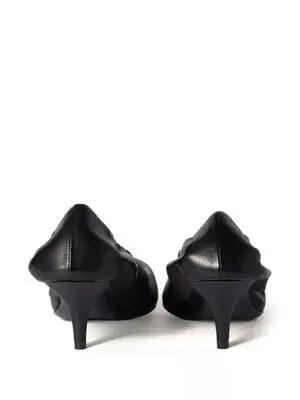 Miu Miu Leather Pumps - Black