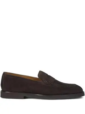 DOUCAL'S Suede Loafers - Brown