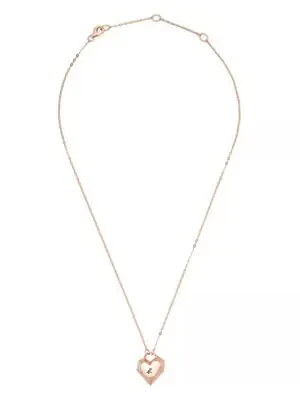 AGNÈS B. Double-side Heart Necklace