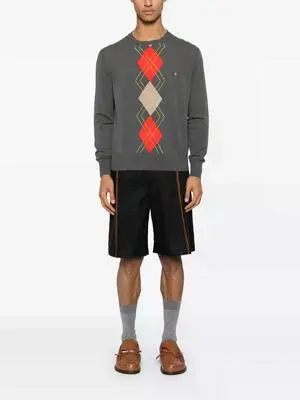 VIVIENNE WESTWOOD Argyle-pattern Sweater