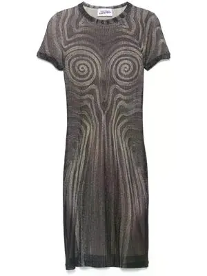 JEAN PAUL GAULTIER Spiral Mini Dress