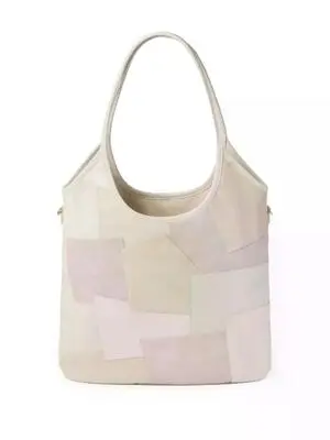 Miu Miu Ivy Leather Patchwork Bag - White