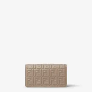 Fendi Wallet On Chain Baguette - Grey