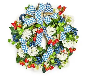 MACKENZIE-CHILDS Royal Berry 24' Wreath - One-color