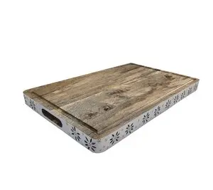 TEMP-TATIONS Old World 20' Xl Mango Wood Cutting Board - One-color