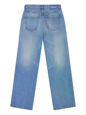 LANEUS Gabardine Baggy Jeans