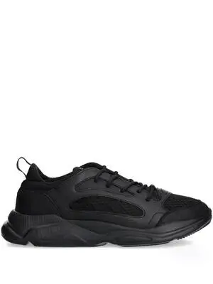Hugo Mesh-panelled Sneakers - Black
