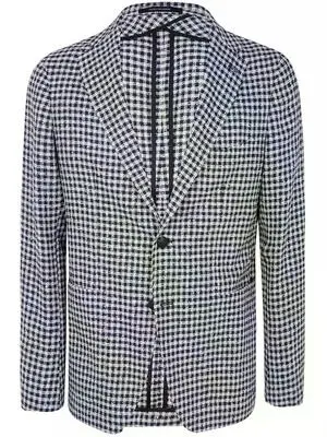 Tagliatore Linen Blazer - Blue