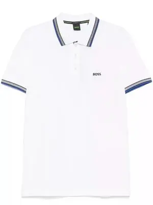 BOSS Paddy Polo Shirt - White