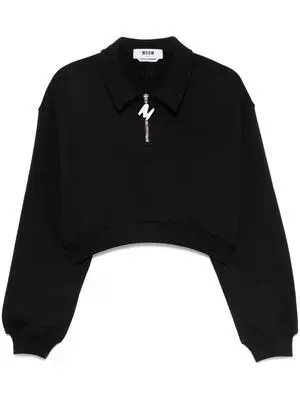 MSGM Cropped Sweatshirt