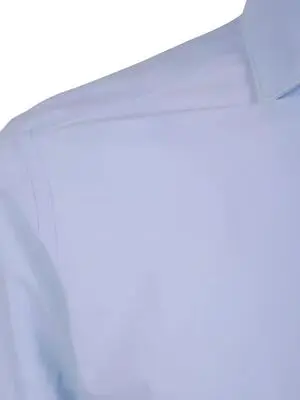 TINTORIA MATTEI 954 Spread-collar Shirt - Blue