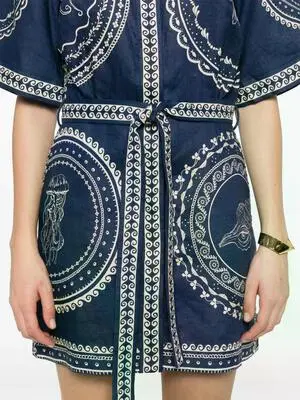 ALEMAIS Oceane Mini Shirt Dress