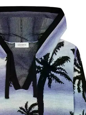 LANEUS Palm Trees Hoodie