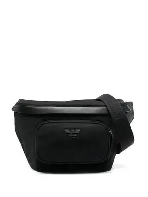 Emporio Armani Logo-plaque Belt Bag - Black