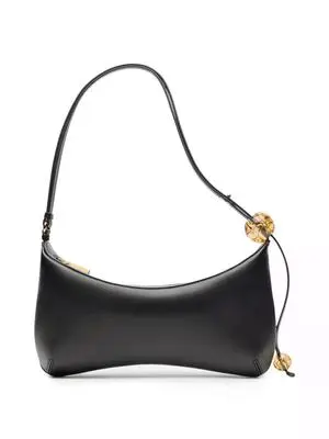Jacquemus Large Bisou Perle Shoulder Bag - Black