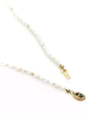 Valentino Garavani Ovalette Pearls Necklace