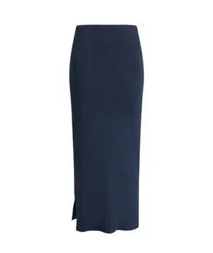 TOTEME Jersey Midi Skirt - Navy