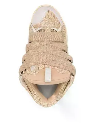 LANVIN Curb Sneakers - Neutrals
