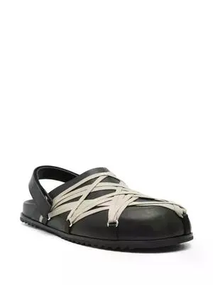 Rick Owens Megalaced Sandals - Black