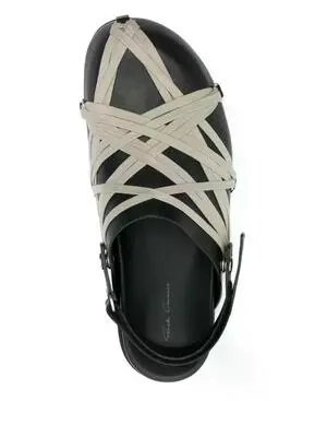 Rick Owens Megalaced Sandals - Black