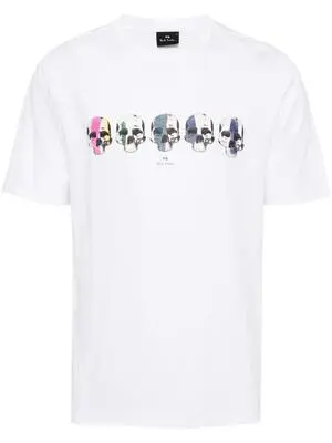 Paul Smith Skulls-print T-shirt - White