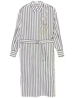 Brunello Cucinelli Stripes Day Dresses