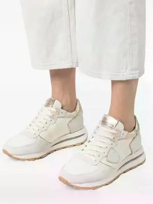 Philippe Model Tropez Haute Sneakers - Neutrals