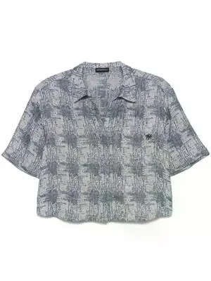 Emporio Armani Patterned Jacquard Shirt
