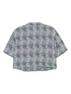 Emporio Armani Patterned Jacquard Shirt