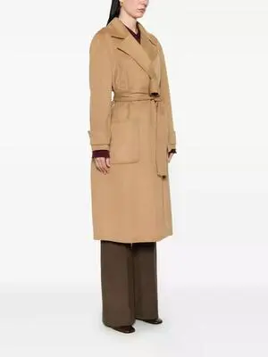 JOSEPH Arline Belted Coat - Brown