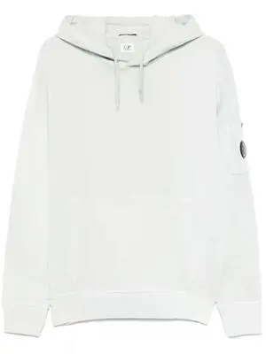 C.P. COMPANY Lens-detail Hoodie - Grey