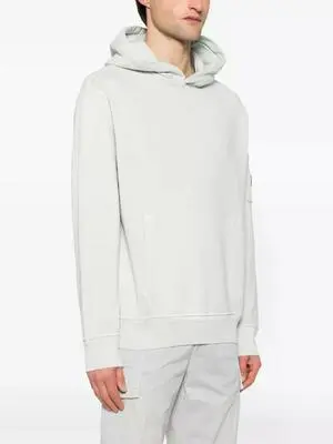 C.P. COMPANY Lens-detail Hoodie - Grey