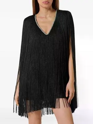 Philipp Plein Fringed Lurex Minidress
