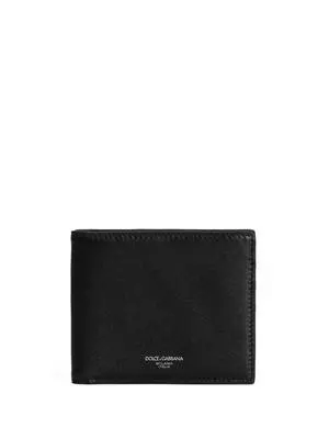 Dolce & Gabbana Logo-print Leather Wallet - Black
