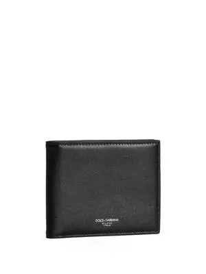 Dolce & Gabbana Logo-print Leather Wallet - Black