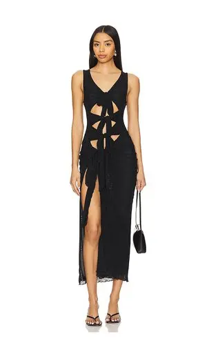 Superdown Nelly Sheer Maxi Dress In . Also