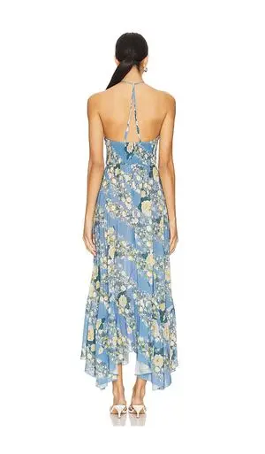 Free People Heat Wave Printed Maxi Dress