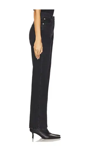 FRAME Vertical Straight Leg Jeans