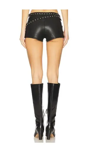 Superdown Melisa Faux Leather Short