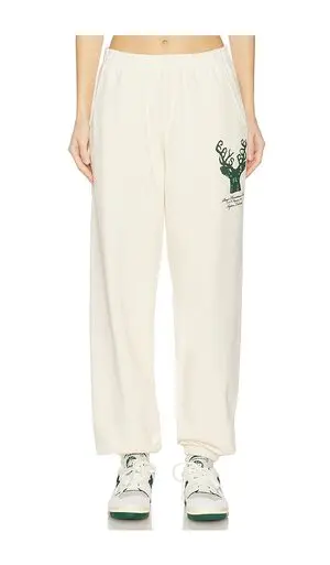 RAY'S Deer Graphic Sweatpants