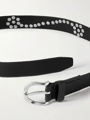 Our Legacy Star Fall Studded Leather Belt