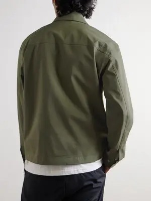 Nn07 Alban 8240 Recycled-twill Jacket - Green