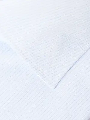 Zegna Cutaway-collar Cotton-twill Shirt - Blue