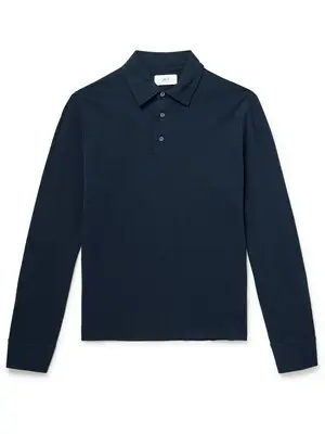 Men's Baby Long Sleeve Polos
