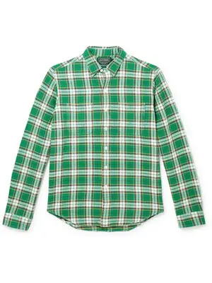 Men's Green Flannel Shirts