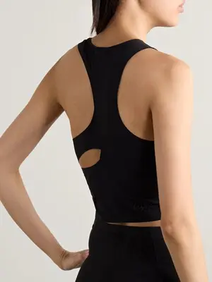 Adidas Originals By Alexander Wang Y-3 Cropped Stretch Recycled Tank