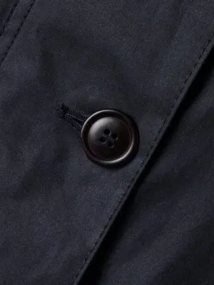 Barbour Corduroy-trimmed Waxed-cotton Jacket