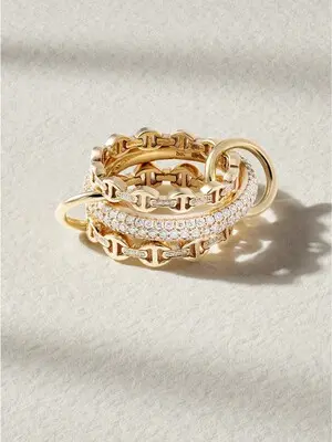 SPINELLI KILCOLLIN Hoorsenbuhs 18-karat Diamond Microdame Ring - Gold