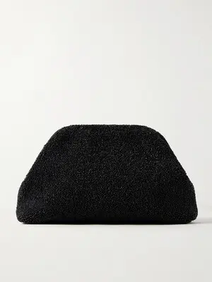 THE ROW Mira Faux Raffia Clutch