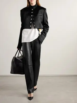 Khaite Samuelson Cropped Jacket